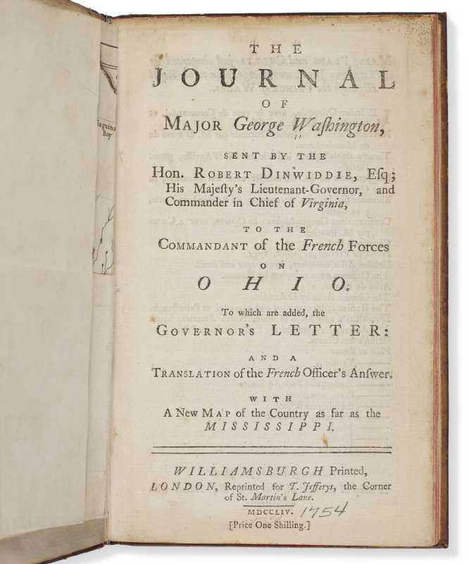The Journal of Major George Washington, sent by the Hon. Robert ...