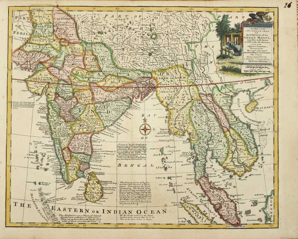 A New and Accurate Map of the Empire of the Great Mogul, together with ...