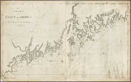 A Chart of the Coast of America from Wood Island to Good Harbour From ...