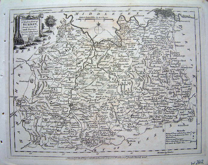 A Modern Map of Surrey
