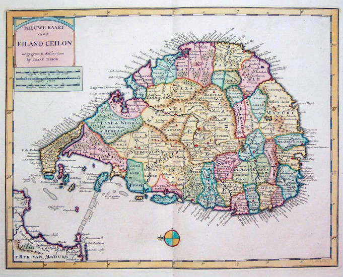 Nieuwe Kaart van't Eiland Ceilon