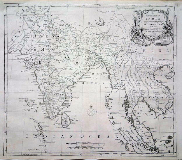 A General map of India…