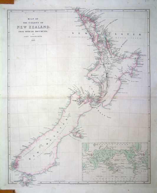 Map of the Colony of New Zealand