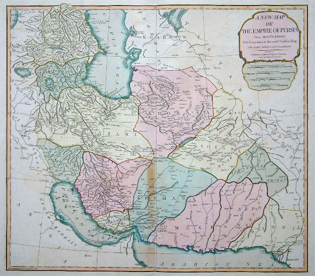 A New Map of the Empire of Persia