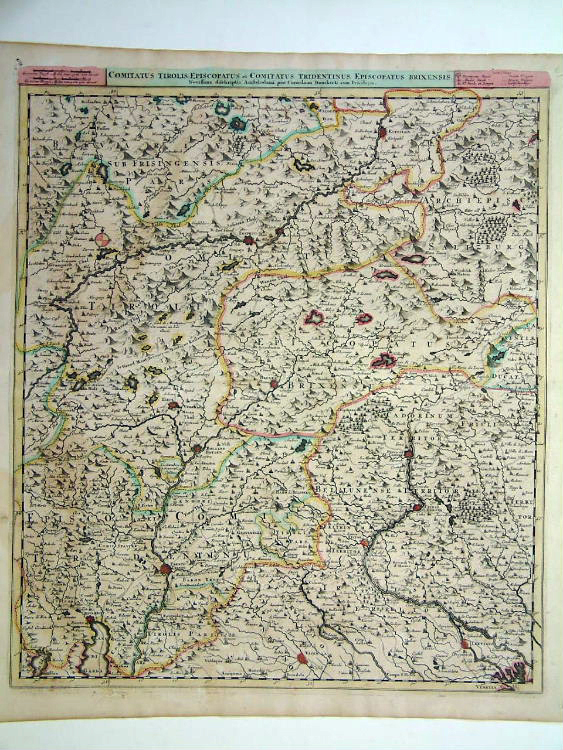 Comitatus Tirolis. Episcopatus et Comitatus Tridentinus