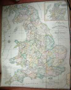 Map of the Inland Navigation, Canals and Rail Roads with the Situations ...