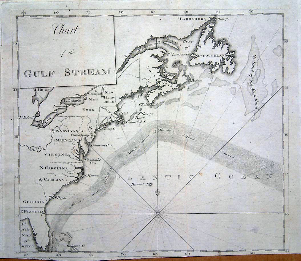 Chart of the Gulf Stream