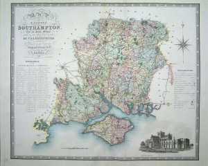 Map of the County of Southampton from an Actual Survey Made in the ...