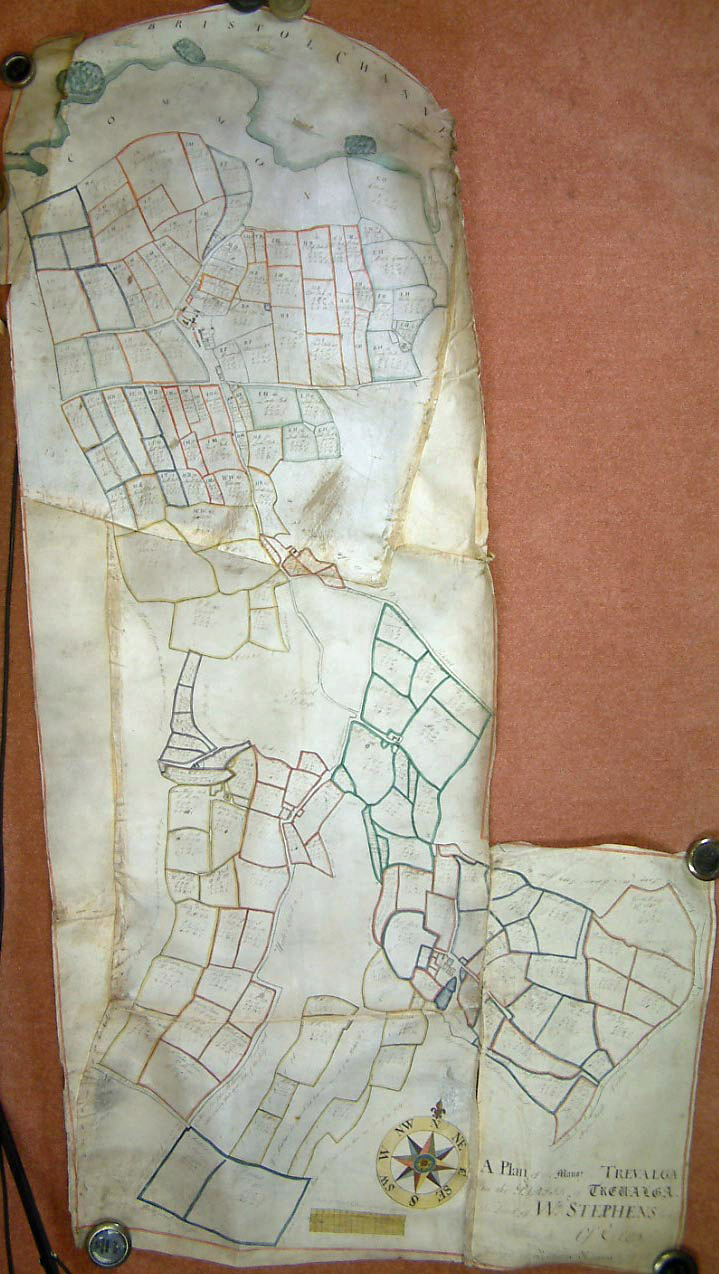 A Plan of the Manor of Trevalga in the Parish of Trevalga the Land of ...