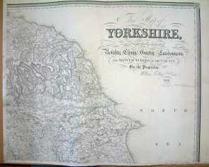 This Map of Yorkshire, is Most Respectfully Dedicated to the Nobility ...
