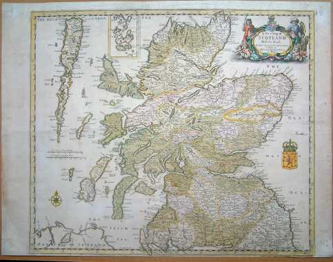 A New Map of Scotland with the Roads