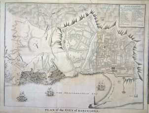 Plan of the City of Barcelona
