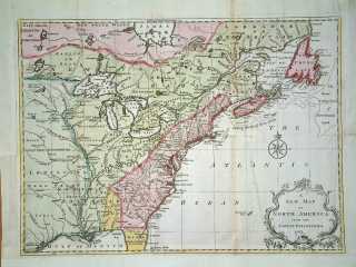 A New Map of North America from the Latest Discoveries. 1763