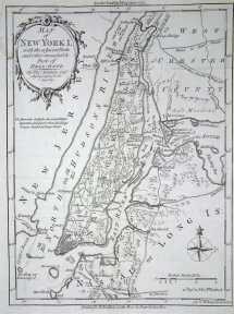 Map of New York I. with the Adjacent Rocks and other Remarkable Parts ...
