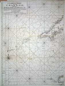 A Large Chart of the Channell Between England and France Done from the ...