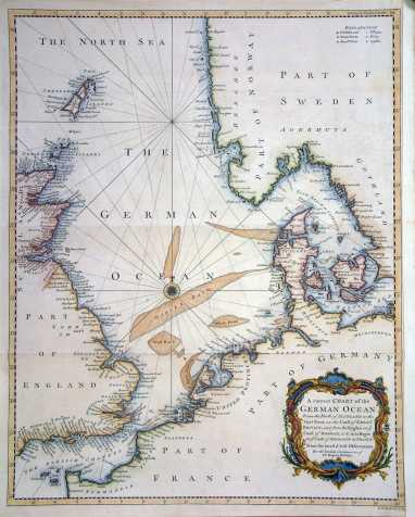 A Correct Chart of the German Ocean From the North of Scotland to the ...