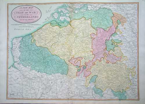 A New Map of the Seat of War in the Netherlands ...