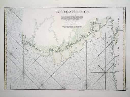 Carte de la Cote de Pegu