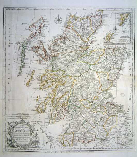 An Accurate Map of Scotland Drawn from all the Particular Surveys ...