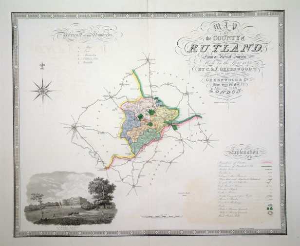 Map of the County of Rutland