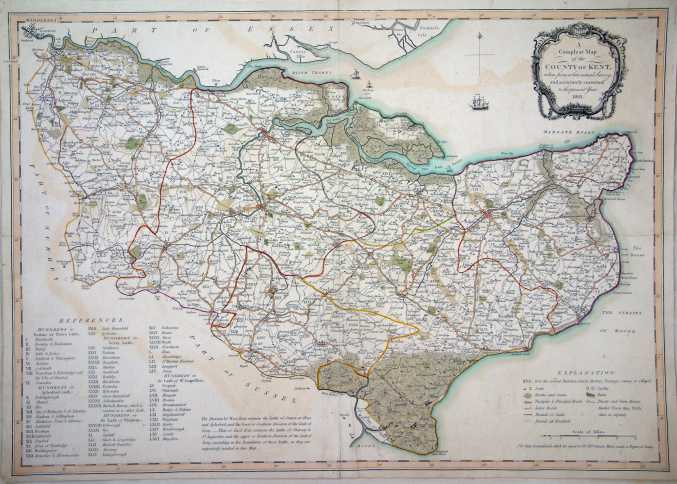 A Compleat Map of the County of Kent