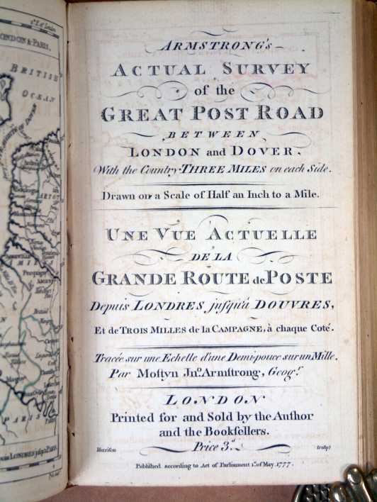 An Actual Survey of the Great Post-Roads between London and Edinburgh ...