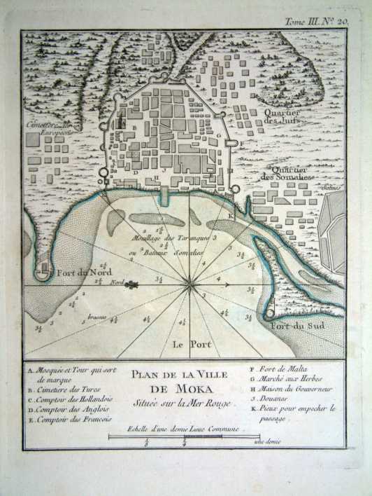 Plan de la Ville de Moka