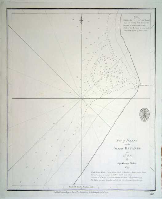 Bay of Ivanna on the Island Batanes