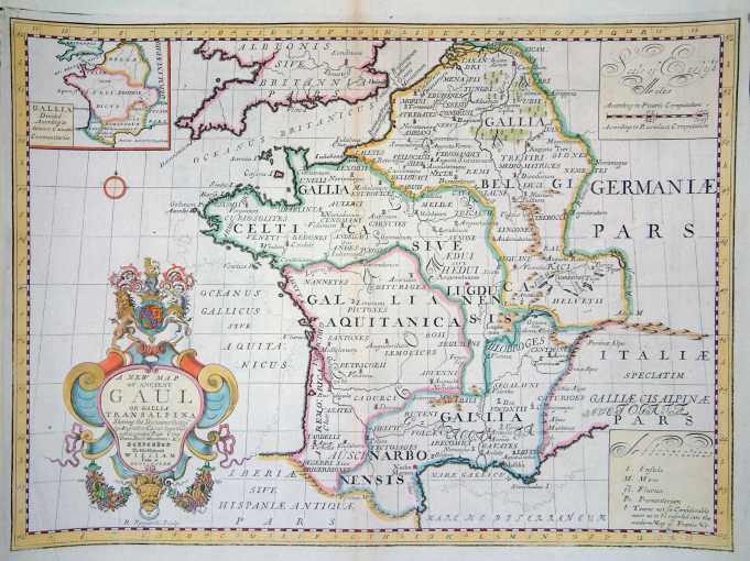 A New Map of Ancient Gaul