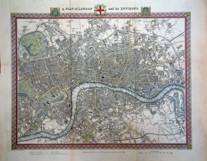 A Plan of London and its Environs