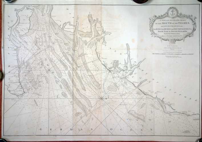 A New and Accurate Chart of the Mouth of the Thames, and its entrances ...