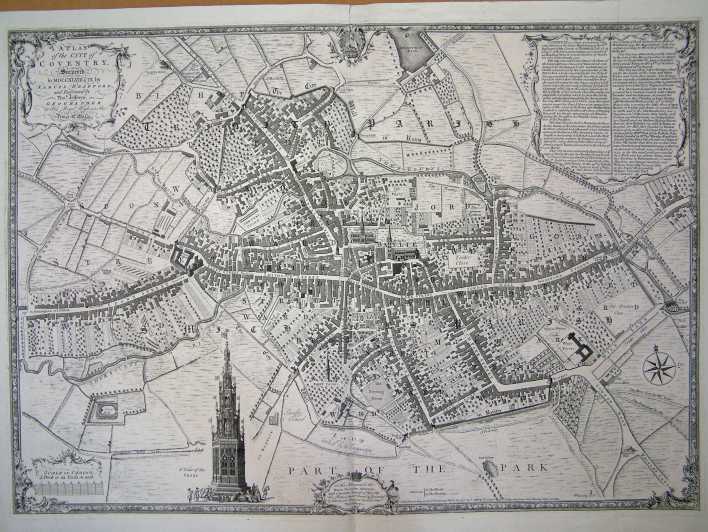 A Plan of the City of Coventry Surveyed in MDCCXLVIII & IX by Samuel ...