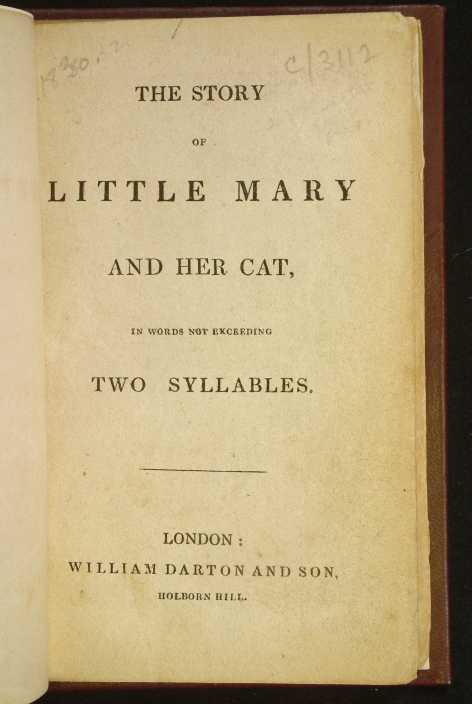 The Story of Little Mary and Her Cat