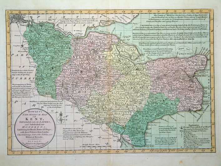 Kent, divided into its Lathes ...