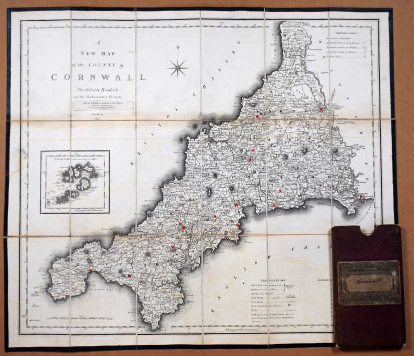 A New Map of the County of Cornwall