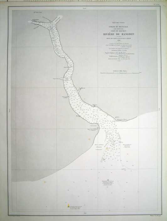 Mer des Indies. Golfe du Bengale Cote Orientale Golfe de Martaban ...