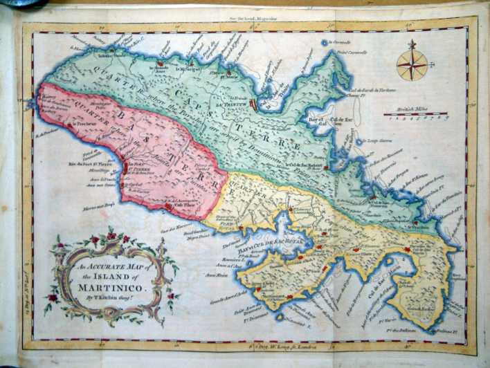 An Accurate Map of the Island of Martinico