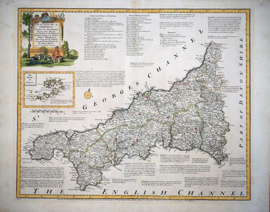 An Accurate Map of the County of Cornwall