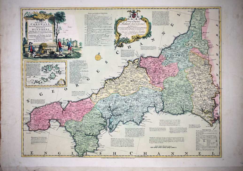 A New Improved Map of Cornwall