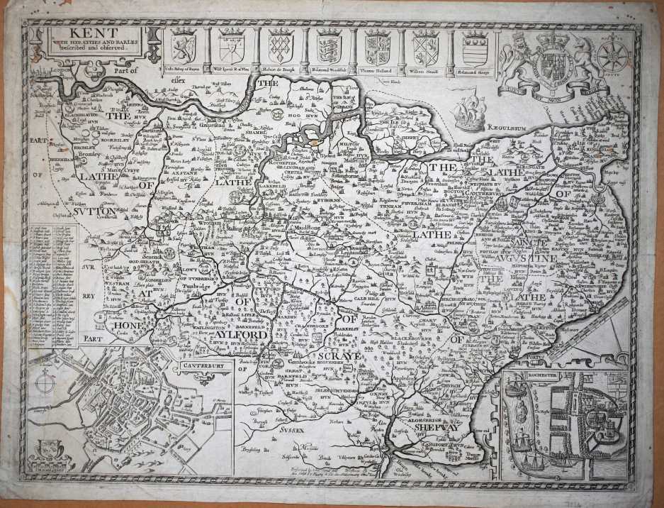 Kent with her Cities and Earles Described and Observed