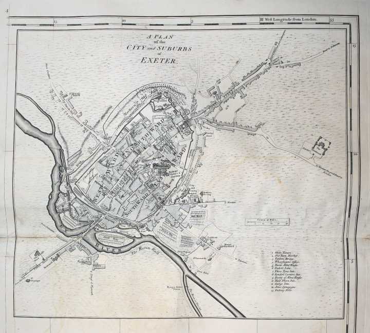 A Map of the County of Devon