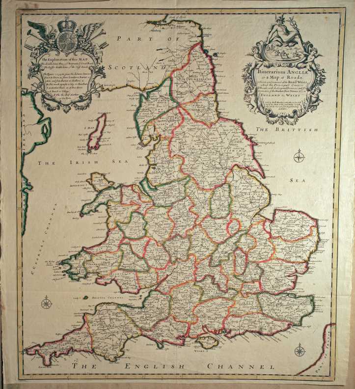 Itinerarium Angliae or a Map of Roads, Wherein are Contained all the ...