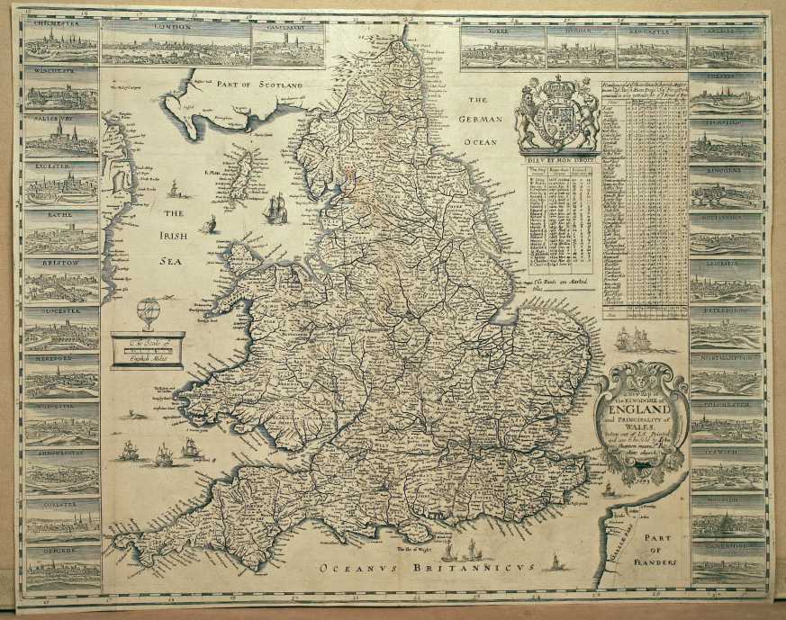 A New Map of the Kingdome of England and Principality of Wales