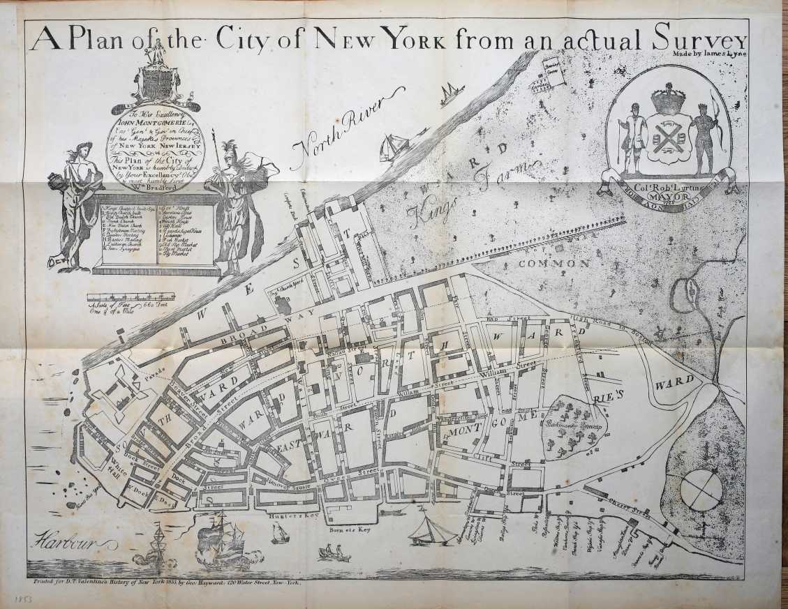 A Plan of the City of New York from an Actual Survey