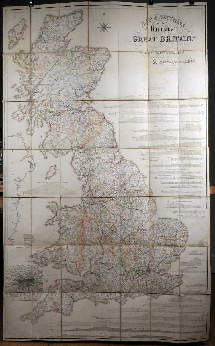 Map & Sections of the Railways of Great Britain