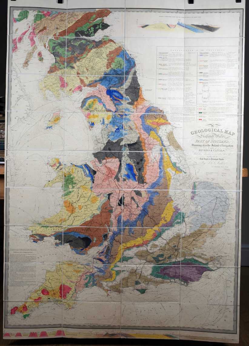 A Geological Map of England, Wales and Part of Scotland Showing also ...