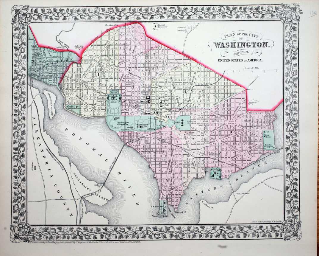 Plan of the City of Washington, the Capitol of the United States of America