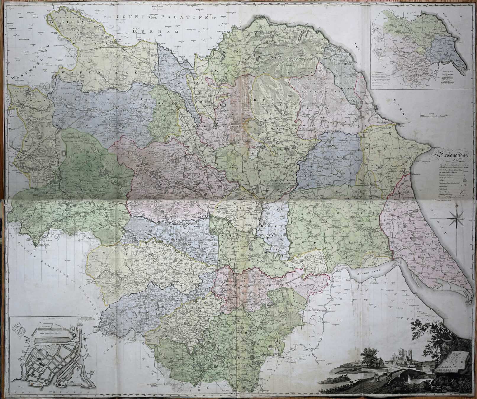Map of the County of York