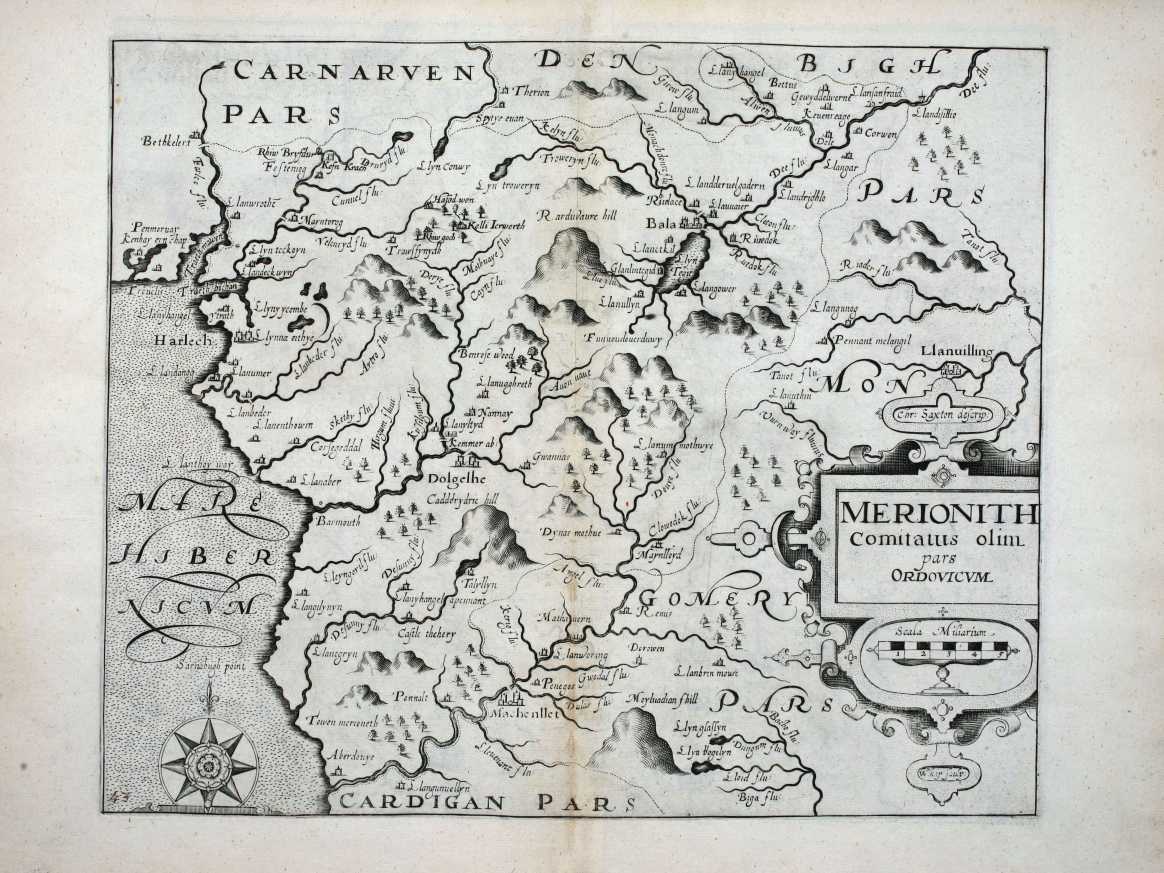 (Set of 12 Welsh counties)