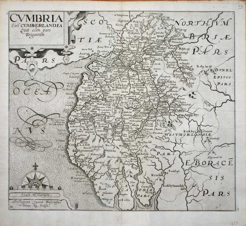 Rare maps of Cumberland